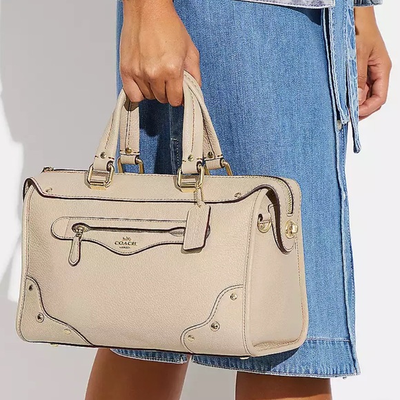 Coach | Bags | Coach Millie Satchel Goldivorynwt | Poshmark